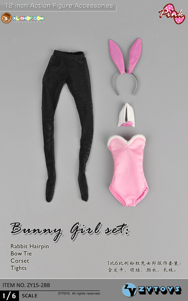 ZY Toys - 15-28B - Pink Bunny Girl Set