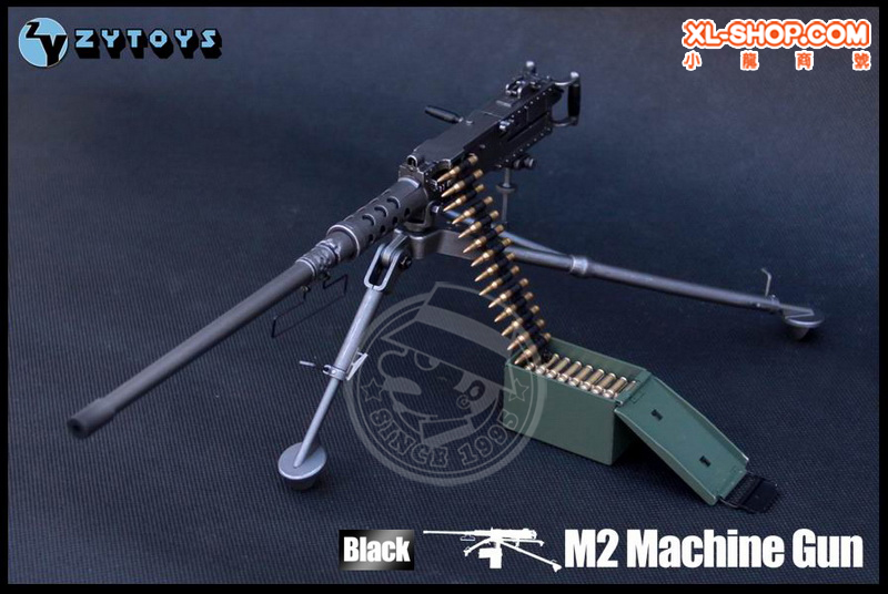 ZY Toys - 1/6 Accessories - M2 Heavy Barrel Machine Gun [Black]