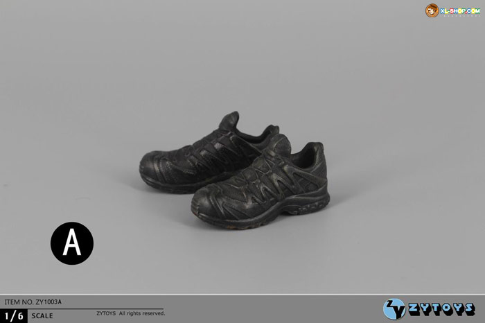 ZY Toys - ZY1003A - 1/6 Shoes [Black]